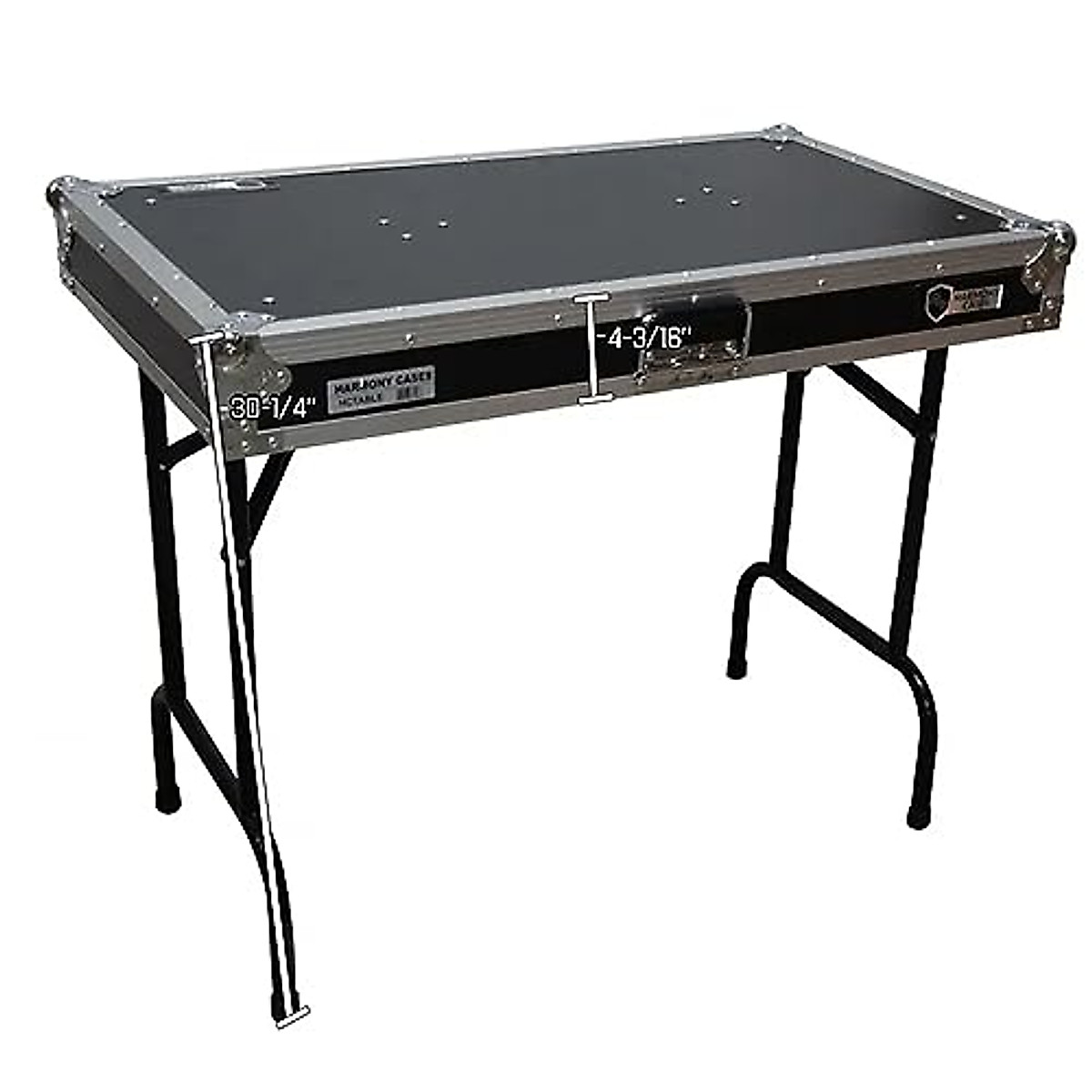 Harmony Audio HCTABLE Portable 36" Wide DJ Workstation Table 30" Height