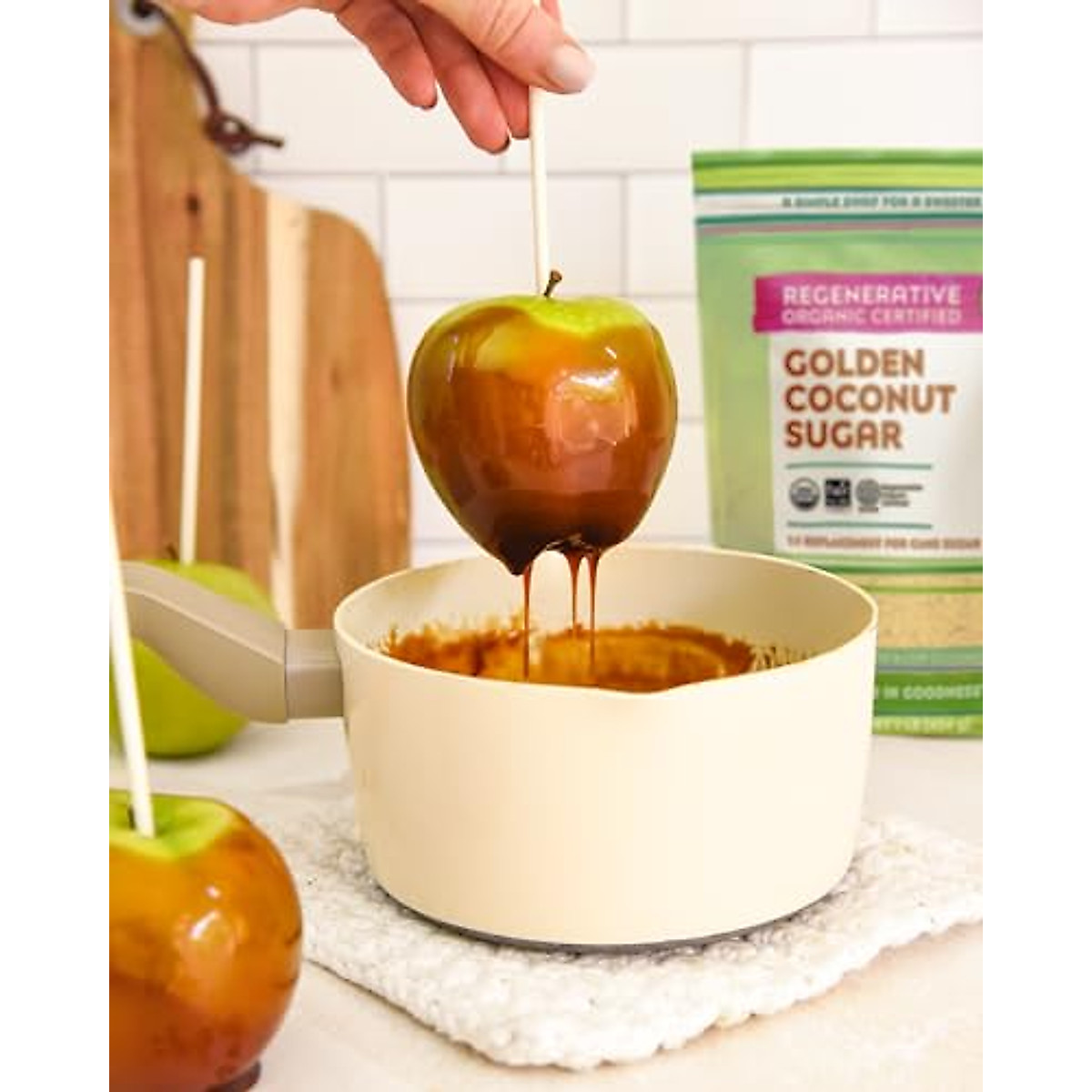 Big Tree Farms Organic Coconut Sugar, Vegan, Gluten Free, Paleo, Certified Kosher, Cane Sugar Alternative, Substitute for Baking, Non GMO, Low Glycemic, Unrefined, Fair Trade, Golden, 1 lb