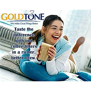 GOLDTONE Reusable Coffee Filter fits BUNN Coffee Maker and Brewer. Replaces your BUNN Coffee Filter 10 Cup Basket and BUNN Permanent Coffee Filter