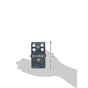 Keeley Hooke Spring Reverb Tremolo and Fugue Pedal, Black (KHooke)