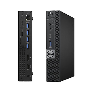Dell Optiplex 7050 Micro Desktop PC, Intel Core i7-6700T, 32GB RAM, 1TB SSD, WiFi, Win10Pro (Renewed)