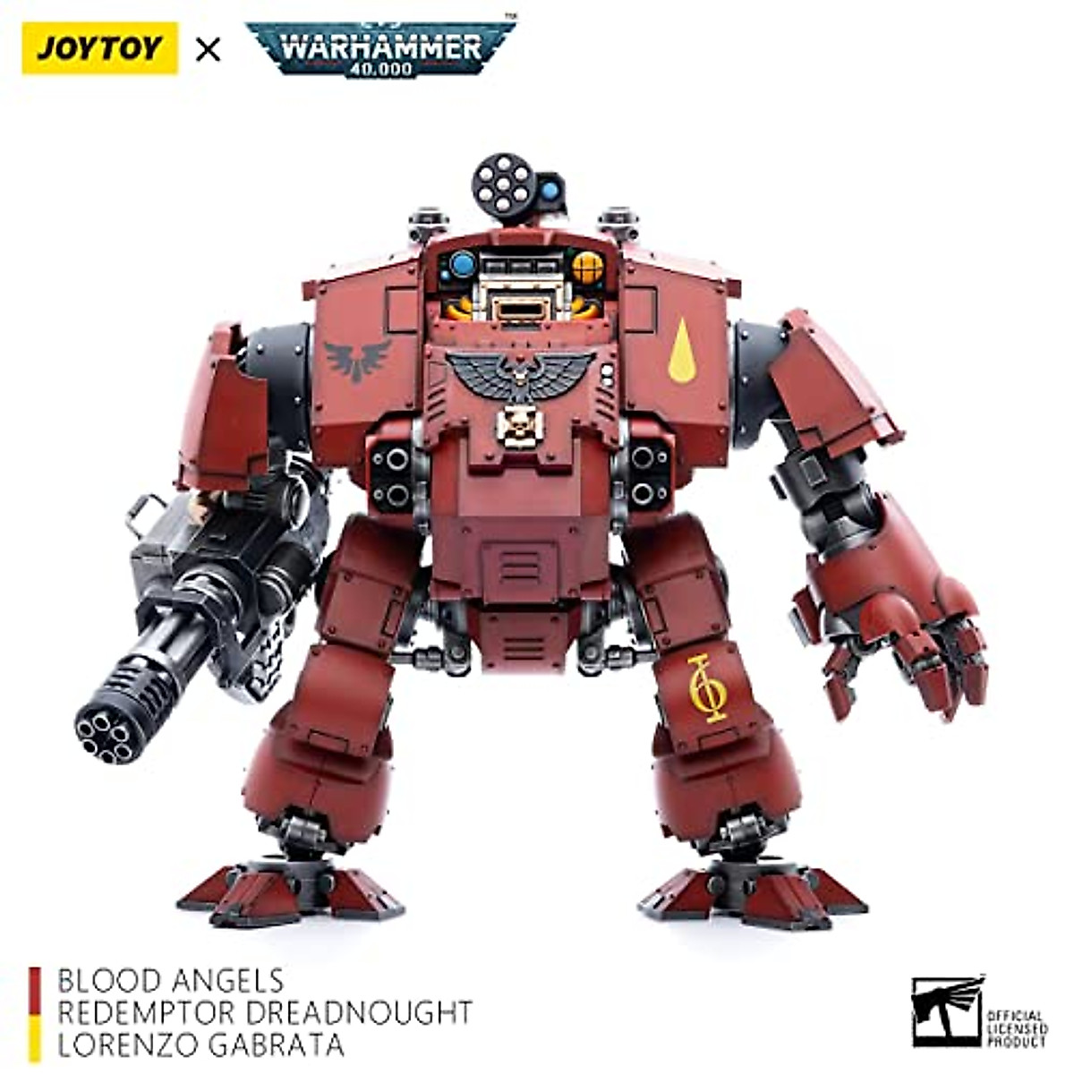 JOYTOY Warhammer 40K 1/18 Action Figures Joy Toy Mecha Blood Angels Redemptor Dreadnought Lorenzo Gabrata
