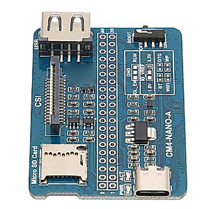 Mini Base Board for Raspberry Pi Compute Module 4, Cm4 B to B Connector Quad Core Cm4 Ultra Mini Expansion Board for Web Application Development