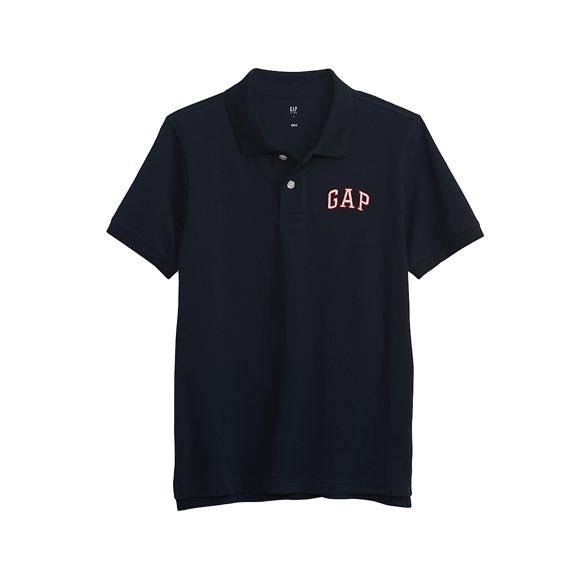 GAP Boys Logo Polo Shirt, Blue Galaxy, Small US
