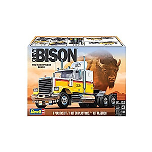 Revell 17471 '78 Chevy Bison 1:32 Scale 70-Piece Skill Level 4 Model Truck Building Kit, Clear,White