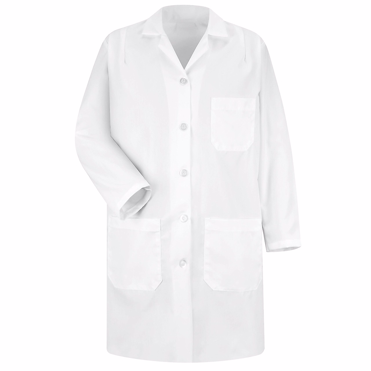 Red Kap Men's Durable Press Lab Coat, White, X-Large
