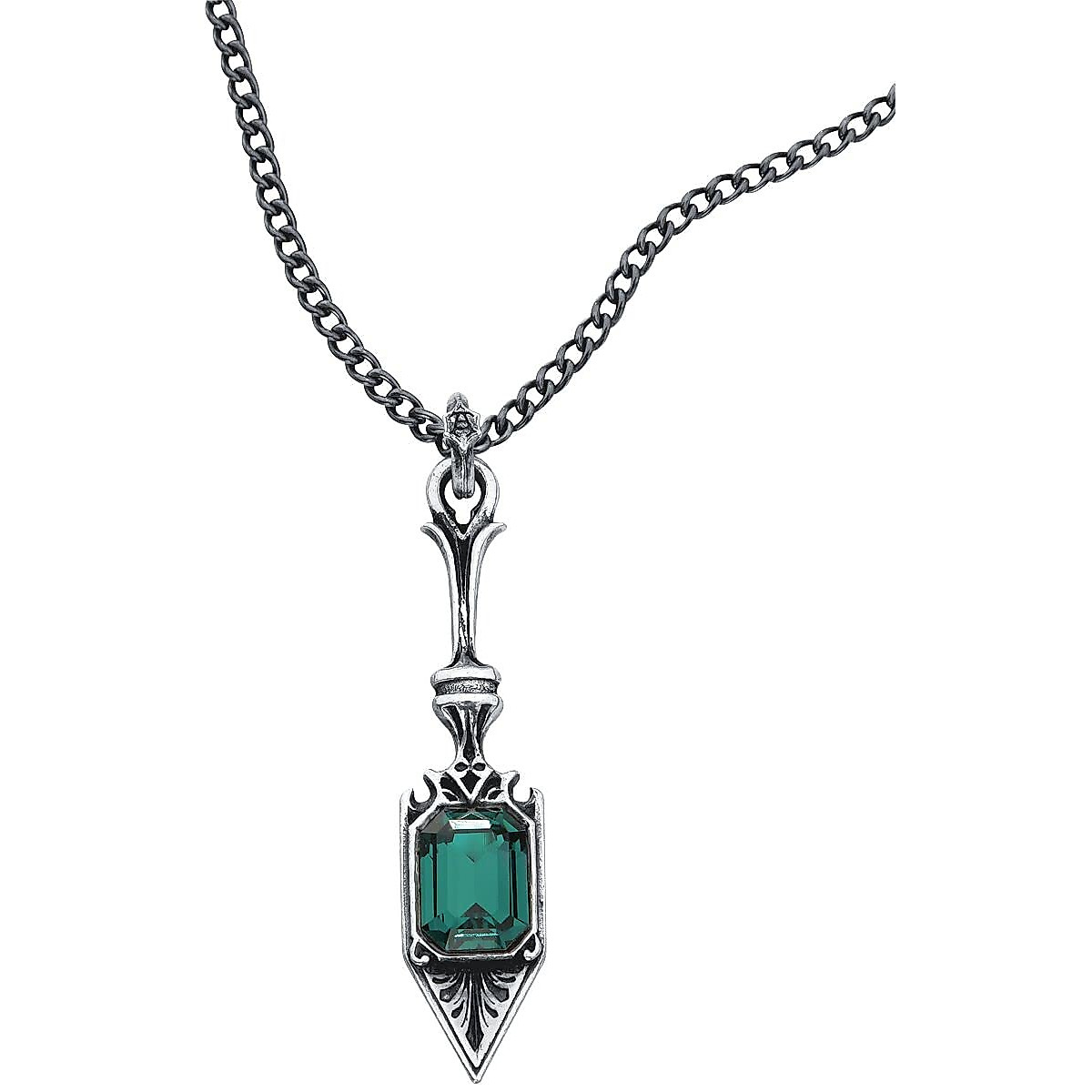 Alchemy Gothic Sucre Vert Absinthe Spoon Pendant w/Necklace [Jewelry] Alchem.