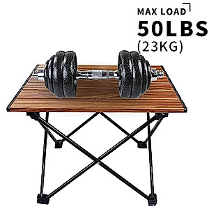 DOUBAO Portable Ultralight Small Mini Camping Folding Table with Aluminum Alloy for Camp Fishing Travel and Hiking