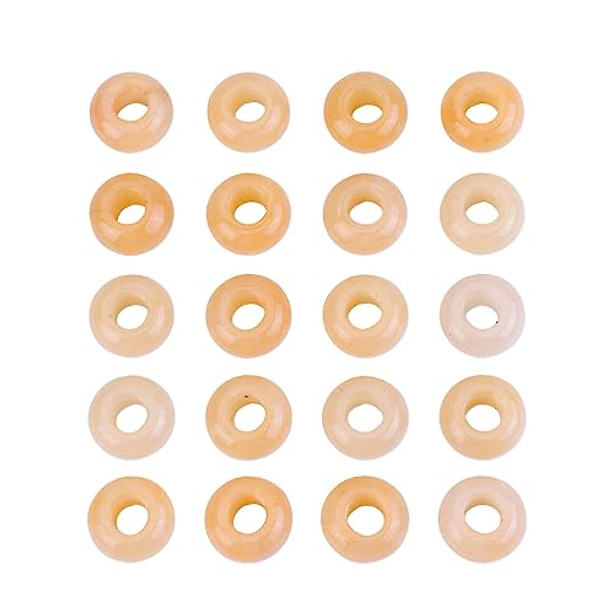 TEHAUX 20pcs Charm Bracelets Beads with Large Holes Blue Beads Natural Beads Agate Beads Carnelian Bracelet Loose Beads Beading Kits Jewelry Beads Beaded Semi-precious Stones Gem Manual