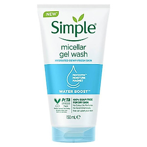 Simple Water Boost Micellar Gel Facial Wash, 5 Oz (150 ML) (1 Count)