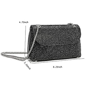 Sparkling Clutch Diamond Purse Women Evening Handbag for Dance Wedding Party Prom Bride