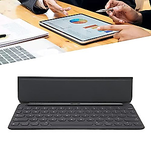 Sanpyl Tablet Keyboard, 64 Keys Ultra Slim Full Size Keyboard Plug and Play Wireless Smart Keyboard for iOS Tablet Pro 9.7in