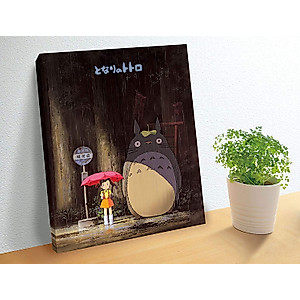 Ensky - My Neighbor Totoro - Meeting Totoro, Canvas Style Artboard Jigsaw Puzzle (ATB-18)