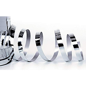 Silver Ribbon Curling Gift Wrapping Ribbons Red Valentine Holiday Clearance Metallic Silver & Red Set Shiny for Xmas, Birthday/New Year Party Decoration, Wedding Gift Wrap 500 Yards