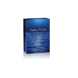 Nautica Midnight Voyage Eau de Toilette 1.6 fl oz (Pack of 1), Notes of Pink Pepper, Amber, and Mint, Men's Fragrance, Long Lasting, Everyday Fragrance, Travel Size