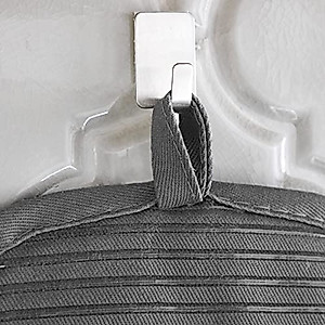 All-Clad Premium Pot Holder & Heating Pad, (2-Pack) Heat Resistant to 500 Degrees, 100% Cotton 10"x6.25" for Kitchen and Barbeque, Pewter