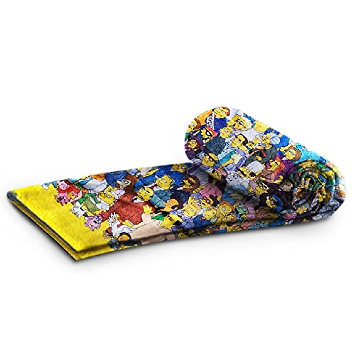 The Simpsons Fleece Throw Blanket, Multicolor, One Size