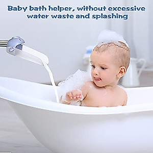 Maliton Faucet Extender for Toddlers, Sink Extender for Kids Hand Washing, Suitable for Bathroom, Kitchen, Bathtub Sink, Fits Most Faucets (2 Pack, Blue)