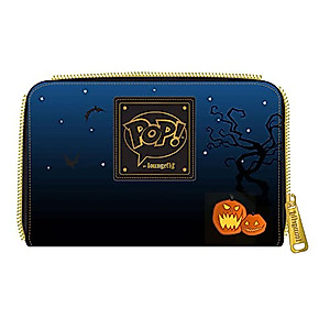 Loungefly Funko Pop Jack Skellington Glow Zip Around Wallet
