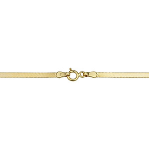 Kooljewelry 10k Yellow Gold Herringbone Bracelet (2.2 mm, 7.5 inch)