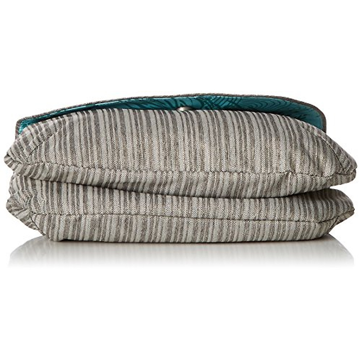 HAIKU Bliss Eco-Friendly RFID Blocking Travel Crossbody Saddle Bag, Gray Poplar