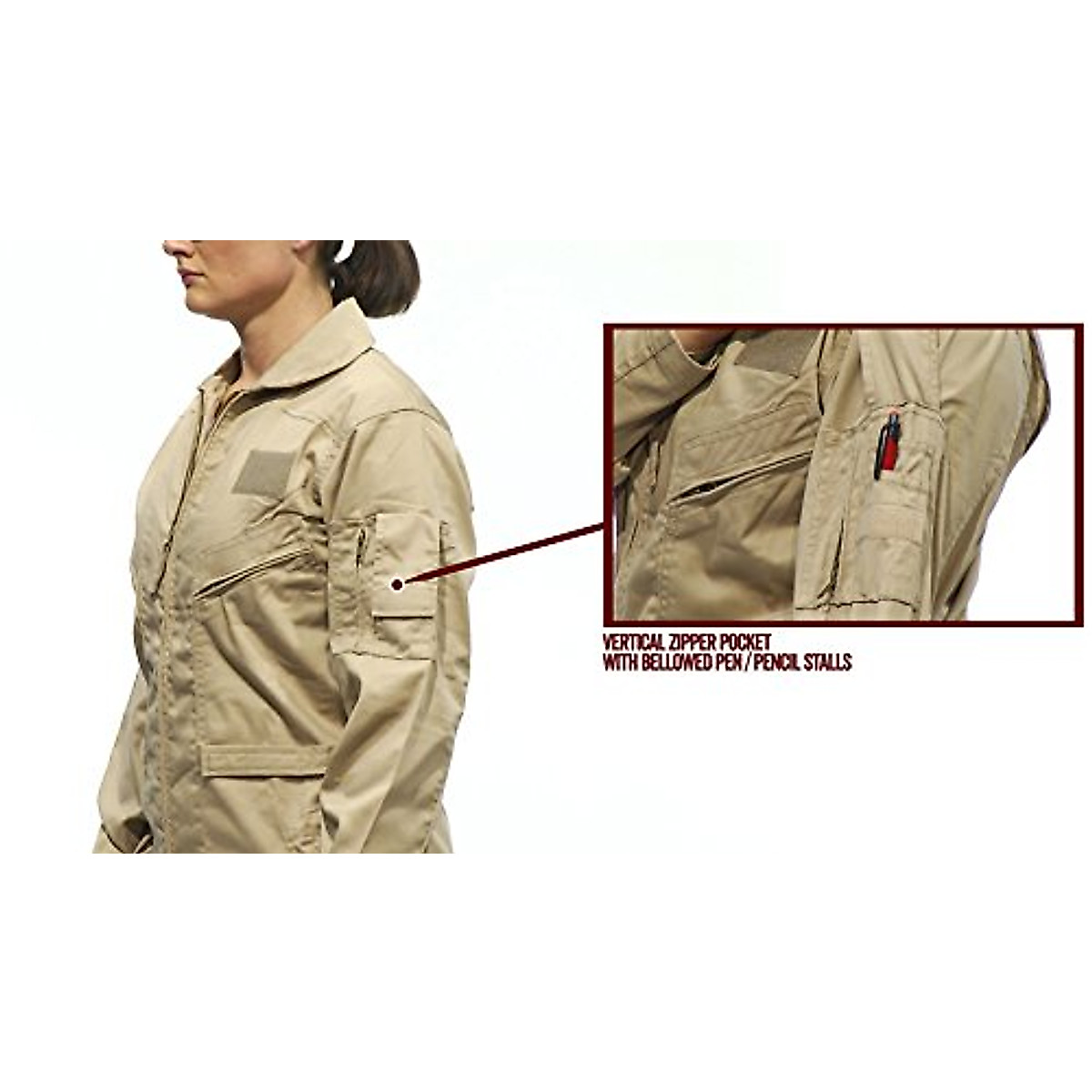 TRU-SPEC Men's 27-P Basic Flight Suit, Navy, Large Regular