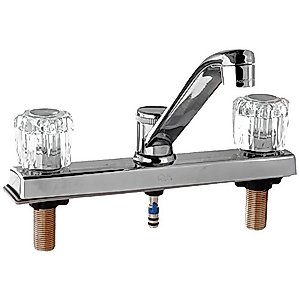 Homewerks 10-K82WYCH1B-Z Two Handle Kitchen Faucet, Chrome