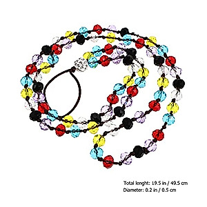 ifundom Phone Charm Strap Crystal Beaded Phone Rhinestone Glitter Long Lanyard Colorful Beads Hanging Neck Straps Bracelet Keychain for Women Girls