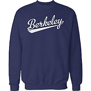 NOFO Clothing Co Berkeley Crew Neck Sweatshirt, L Navy