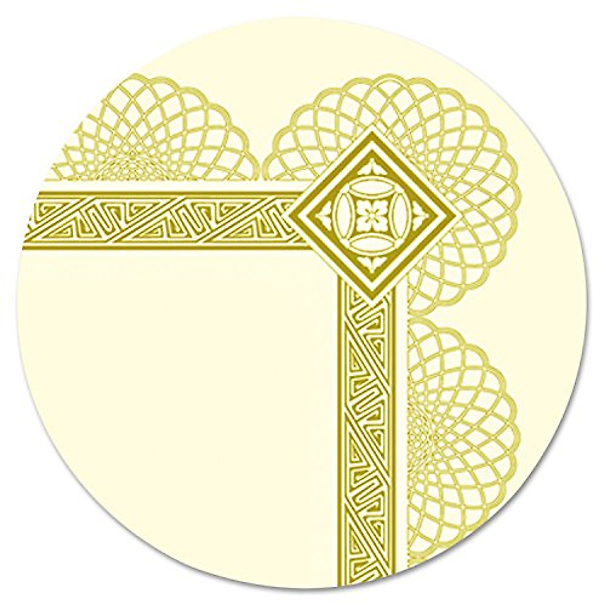 Southworth CTP2V Premium Certificates Ivory Spiro Gold Foil Border 66 lb 8.5 x 11 15/Pack