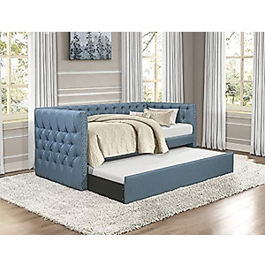 Lexicon Ballou Daybed with Trundle, Twin/Twin, Blue