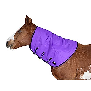 CHALLENGER Horse Large 1200D Waterproof Winter Blanket Mane Horse Neck Cover Purple 52037-L