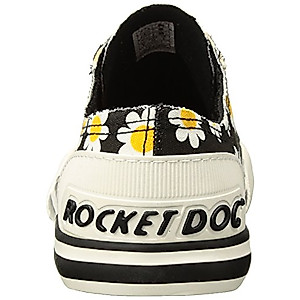 Rocket Dog womens Jazzin Sneaker, Daisy Black, 9 US