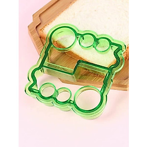 Sandwich Cutter Shapes for Kids - Vegetable Fruit Bread Cheese Cookie Cutter Molds for Boys and Girls Lunch Lunchbox and Bento Box