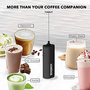 Matcha Whisk,Milk Frother,Frother For Coffee Foam Maker for Lattes - Whisk Drink Mixer for Coffee, Mini Foamer for Cappuccino, Frappe, Matcha, Hot Chocolate