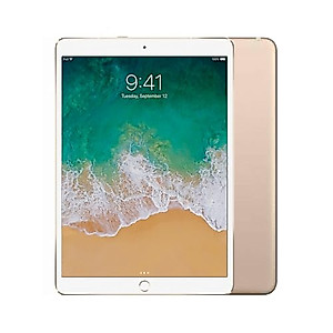 Apple iPad Pro 10.5in with ( Wi-Fi + Cellular ) - 256GB, Gold (Renewed)