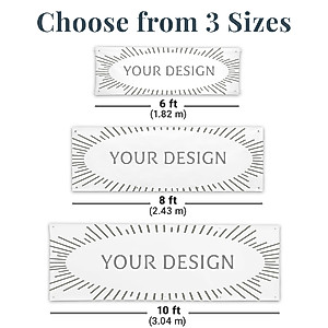 Let's Make Memories Personalized Sweet Baby Banner - Blue Baby Banner - Welcome Baby Banner - Customized Baby Shower Decor - 6 Feet Long