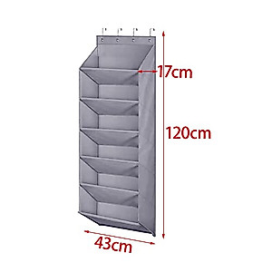 Yajuyi Hanging Storage Bag Large Deep Pockets Door Shoe Rack Foldable Hanging Shoe Organizer over The Door Shoe Organizer for Crafts Baby Items