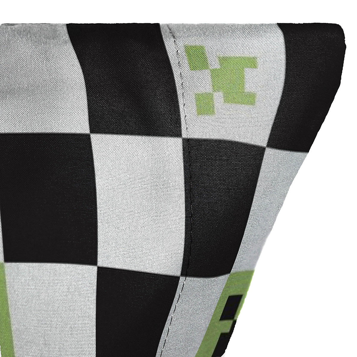 Jay Franco Minecraft Creeper Full Size Sheet Set - Super Soft 4 Piece Kids Bedding Set - Microfiber Sheets Includes Reversible Pillow Covers