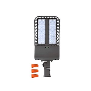 Suchace LED Parking Lot Light 200W,Street Light Dusk to Dawn with Photocell, 25000 Lumens, 5000K LED Shoebox Light, Outdoor Commercial Area Lighting Fixture(Waterproof IP65), Slip Fit Mount
