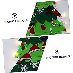 SAFIGLE 1pc DIY Christmas Tree Baby Educational Home Decoration Wall Sticker Decor Baby Christmas Nativity Ornaments for Kids Christmas Tree Hanging Christmas Tree Decor DIY Prop