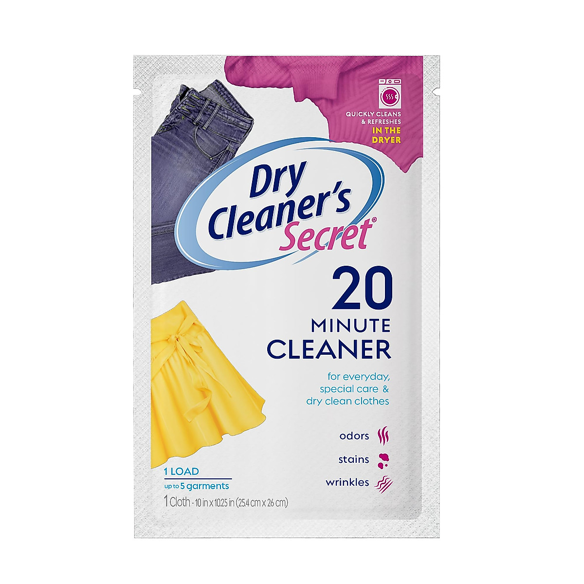 Woolite At Home Dry Cleaner, Fresh Scent, 6 Cloths