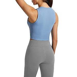 VICUR Women's Flare Yoga Pants V Crossover High Waisted Yoga Pants Non See Through Bootleg Yoga Leggings Grey-XS