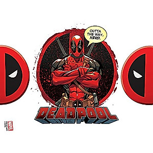 Tervis Made in USA Double Walled Marvel - Deadpool Insulated Tumbler Cup Keeps Drinks Cold & Hot, 24oz, Nerd