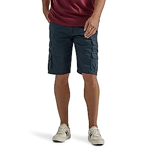 Wrangler Authentics Men's Premium Twill Cargo Short (Bennard), Midnight, 38