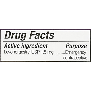 Gavis Pharmaceuticals My Way Emergency Contraceptive 1 Tablet, Female Contraceptive, Adult, Single Tablet