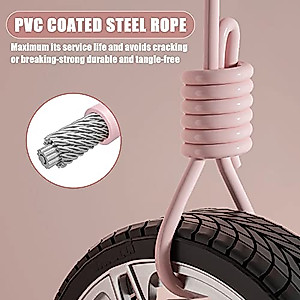 𝐒𝐩𝐞𝐞𝐝 𝐉𝐮𝐦𝐩 𝐑𝐨𝐩𝐞 𝐟𝐨𝐫 𝐅𝐢𝐭𝐧𝐞𝐬𝐬 - Skipping Rope for Women Men Exercise with Adjustable Length Jumping Rope and Alloy & Silicone Handles Suitable for Workout Boxing Home Gym