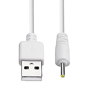 Smays Charger Cable Replacement for Infant Optics DXR-8 / DXR8 PRO Monitor Unit, Round-Pin Power Cord 2-Pack