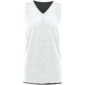 Augusta Sportswear Youth Tricot Mesh Reversible 2.0 Jersey M Black/White