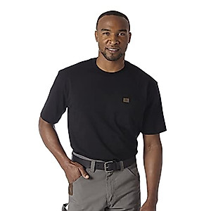 Wrangler RIGGS WORKWEAR Men's Pocket T-Shirt, Black, XX-Large